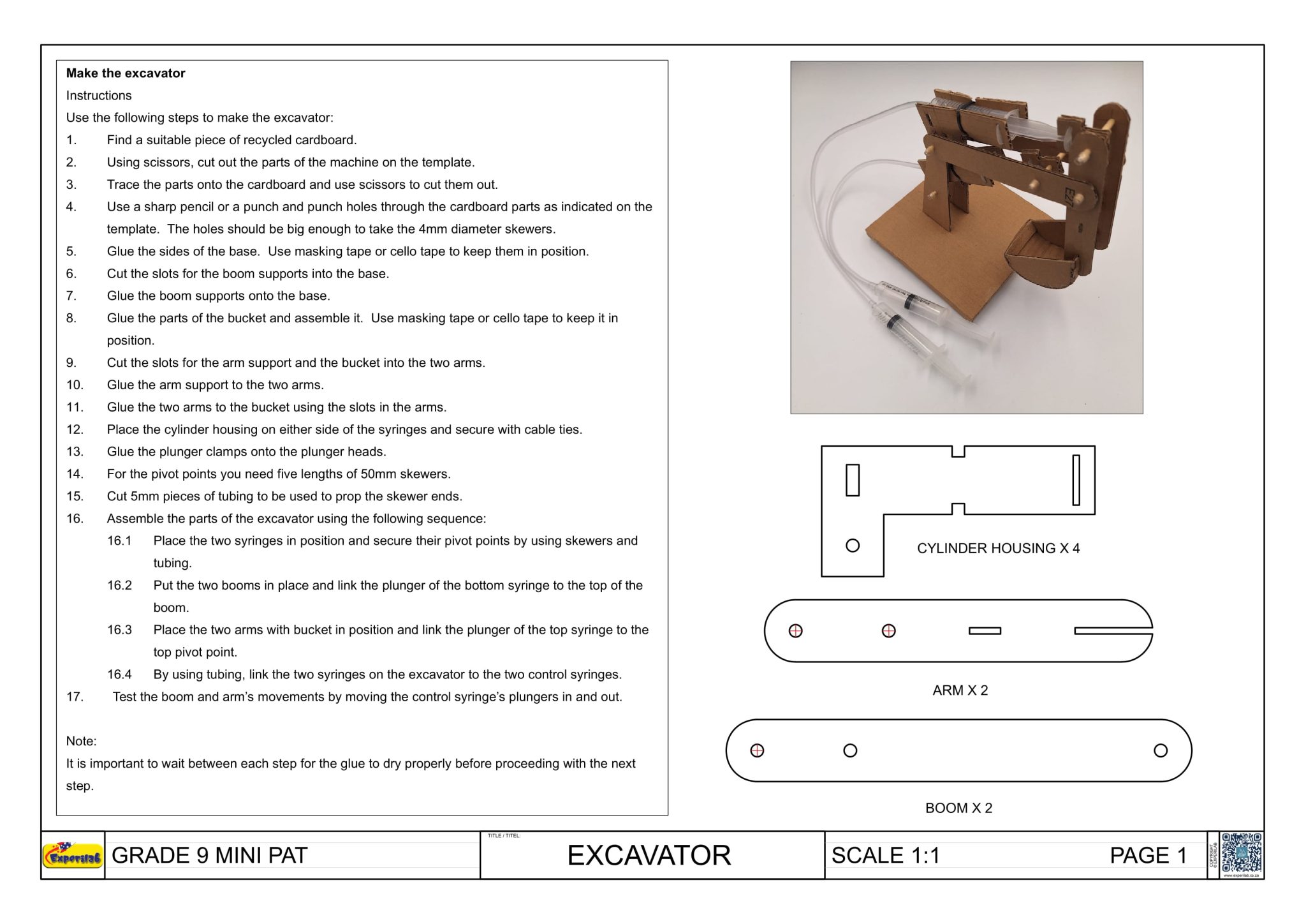 Excavator Kit - Experilab